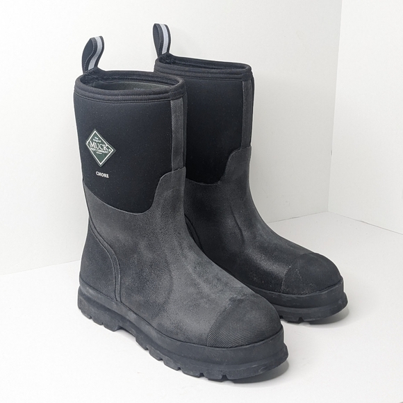 Muck Boots | Shoes | Muck Chore Classic Waterproof Work Boots Black ...
